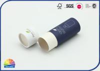 China Plant Oil Therapy Cylinder Package Printed Paper Tube With PVC Lid for sale