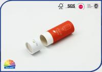 China Custom Recycle Cylinder Composite Paper Tube With PVC Film Lid for sale