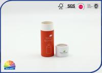 China Custom Recycle Cylinder Composite Paper Tube With PVC Film Lid for sale