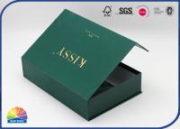 China Soft Touch Lamination Hinged Lid Paper Box Pantone Color Print for sale