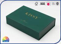 China Soft Touch Lamination Hinged Lid Paper Box Pantone Color Print for sale