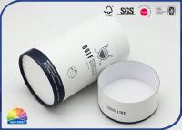 China Matte Varnishing Kraft Core Paper Tube Packaging Recycling Round box for sale