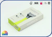 China 4c Print Cuboid Coated Drawer Style Gift Box For Shaver Package for sale