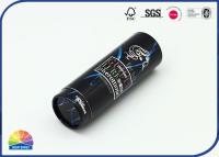 China Glossy Lamination Packaging Paper Tube Silver Stamping for sale