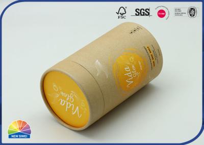 China Kraft Paper 157gsm Copper Paper Food Grade Packaging Tube Box for sale