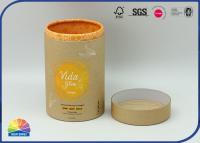 China Kraft Paper 157gsm Copper Paper Food Grade Packaging Tube Box for sale