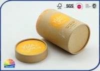 China Kraft Paper 157gsm Copper Paper Food Grade Packaging Tube Box for sale