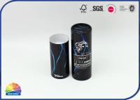 China 4c Printing Glossy Paper Tube packaging for cosmetics Silver Stamping for sale