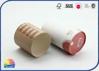 China Telescoping 157gsm Coated Paper Tube Packaging Custom Gold Logo for sale