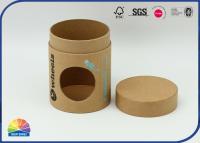 China Customized Print Biodegradable Kraft Paper Packaging Tube Box for sale