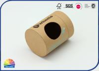 China Customized Print Biodegradable Kraft Paper Packaging Tube Box for sale