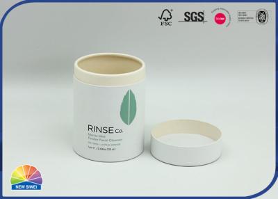 China White Paper Core C1S Printed Cylinder Containers Matte Lamination for sale