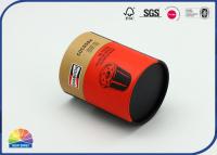 China 4c Print 157gsm Coated Paper Tube Box Packaging Sustainable Material for sale