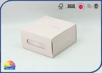 China 1c Print Minimalism Style Folding Drawer Gift Box Foil Hot Stamping for sale