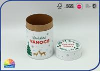China Cylinder Brown Kraft Core Eco Tube Packaging 4c Print Matte OEM for sale