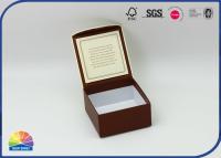 China Magnetic Close 1200g Grey Cardboard Hinged Open Gift Paper Box for sale