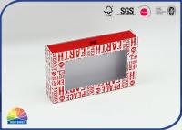 China Transparent PET Window Hot Stamping Sliding Drawer Gift Boxes for sale
