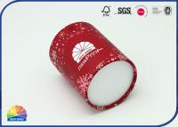 China Kraft Paper Core Eco Tube Packaging With Visible Plastic Window for sale