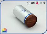 China White Cardboard Food Grade Tea Salt Packaging Paper Tube Box for sale