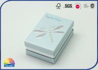 China Pearl Decorated Rigid Shoulder Box Hot Silver Stamping for sale