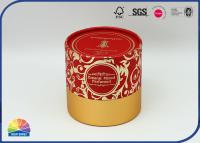 China 120gsm Specialty Paper Cylinder Packaging Tube Custom Hot Stamping for sale