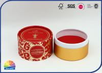 China 120gsm Specialty Paper Cylinder Packaging Tube Custom Hot Stamping for sale