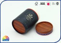 China Matte Imitation Wood Grain Paper Food Tube Packaging 4c Print for sale