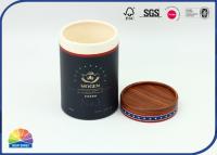 China Matte Imitation Wood Grain Paper Food Tube Packaging 4c Print for sale