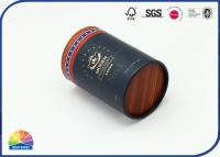 China Matte Imitation Wood Grain Paper Food Tube Packaging 4c Print for sale