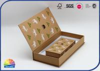 China Uv 4c Print Magnetic Flip Open Book Packaging Kraft Paper Box for sale