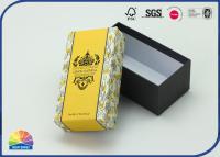 China Custom Hot Black Stamping Paper Gift Box ODM Matte Lamination for sale