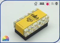 China Custom Hot Black Stamping Paper Gift Box ODM Matte Lamination for sale