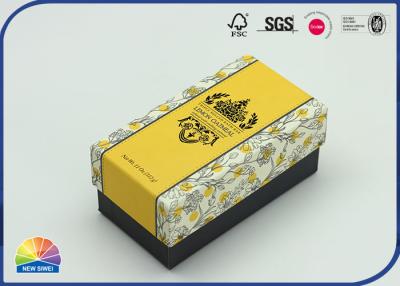 China Custom Hot Black Stamping Paper Gift Box ODM Matte Lamination for sale