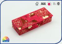 China Custom Design Printing Hinged Flip Lid Sturdy Cardboard Paper Box for sale
