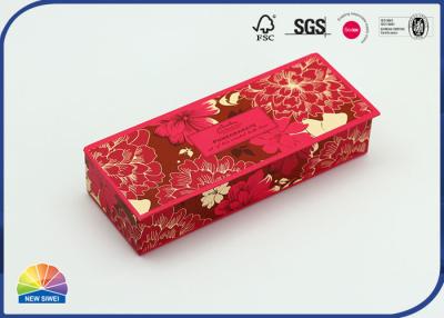 China Custom Design Printing Hinged Flip Lid Sturdy Cardboard Paper Box for sale