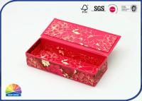 China Custom Design Printing Hinged Flip Lid Sturdy Cardboard Paper Box for sale