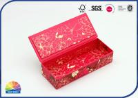 China Custom Design Printing Hinged Flip Lid Sturdy Cardboard Paper Box for sale