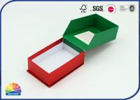 China Clamshell 3D Pattern Glued Hinged Lid Gift Paper Box Packaging for sale