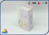 China Colorful Print Present Package Hinged Lid Paper Box Small Size for sale