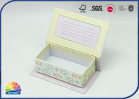 China Colorful Print Present Package Hinged Lid Paper Box Small Size for sale