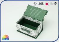 China Hinged Lid Flip Top Cover Floral Design Paper Gift Box For Friend for sale