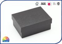China Black Specialty Paper Handmade Gift Box Fragile Product Package for sale