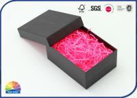 China Black Specialty Paper Handmade Gift Box Fragile Product Package for sale