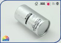 China Silver Stamping Food Supplement Waterproof Sealed Paper Tube Box for sale