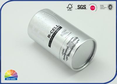 China Silver Stamping Food Supplement Waterproof Sealed Paper Tube Box for sale