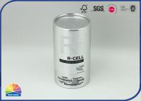 China Silver Stamping Food Supplement Waterproof Sealed Paper Tube Box for sale