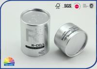 China Silver Stamping Food Supplement Waterproof Sealed Paper Tube Box for sale