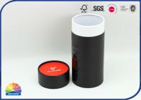China Digit Printing Brand Logo Wine Wrapping Round Paper Box Tube for sale