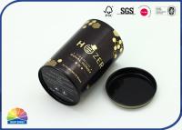 China Food Package Tube Anti Rust Cap Cardboard Cylinder Boxes Reverse UV for sale