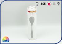 China FSC Spoons Cardboard Packaging Tubes Matte Lamination for sale